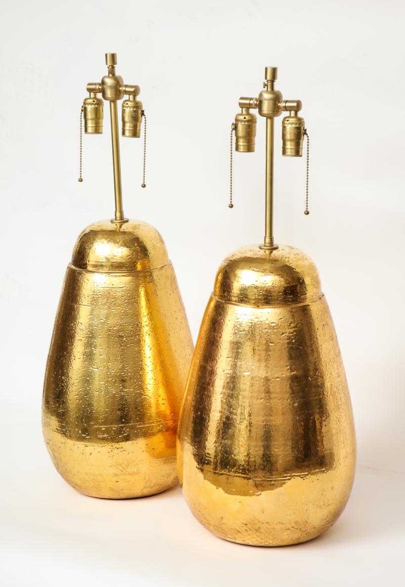 Bitossi - Bitossi Gold Glazed Terracotta Lamps
