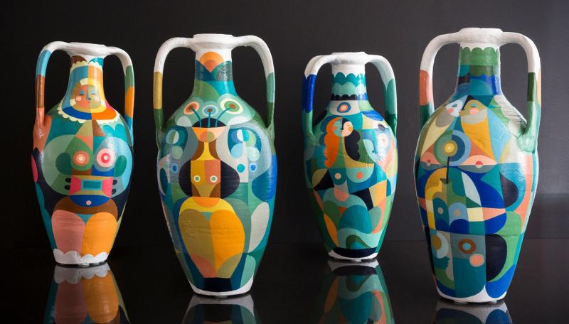 Liselotte Watkins Visual Art Ceramics Paintings Swedish Artist | Incollect