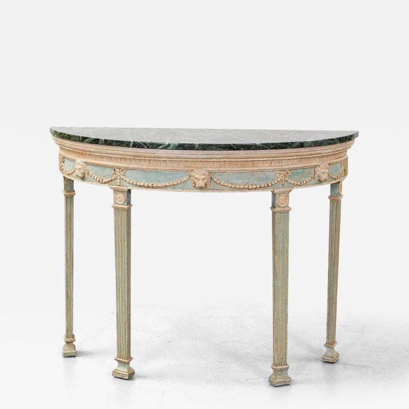 Adam Demilune Console Table