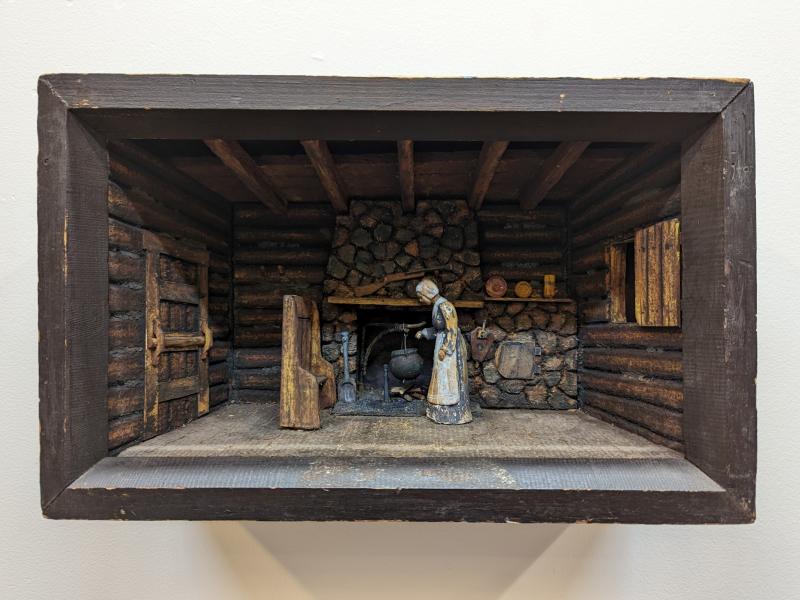 American Colonial Diorama