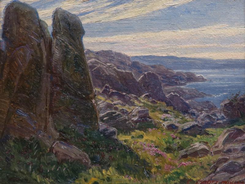 Carl Budtz-Moller - Carl Budtz-Moller (1882-1953) Coastal Scene c1922 ...