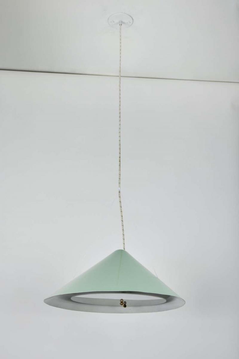 Ettore Sottsass - 1950s Italian Suspension Lamp Attributed to Ettore ...