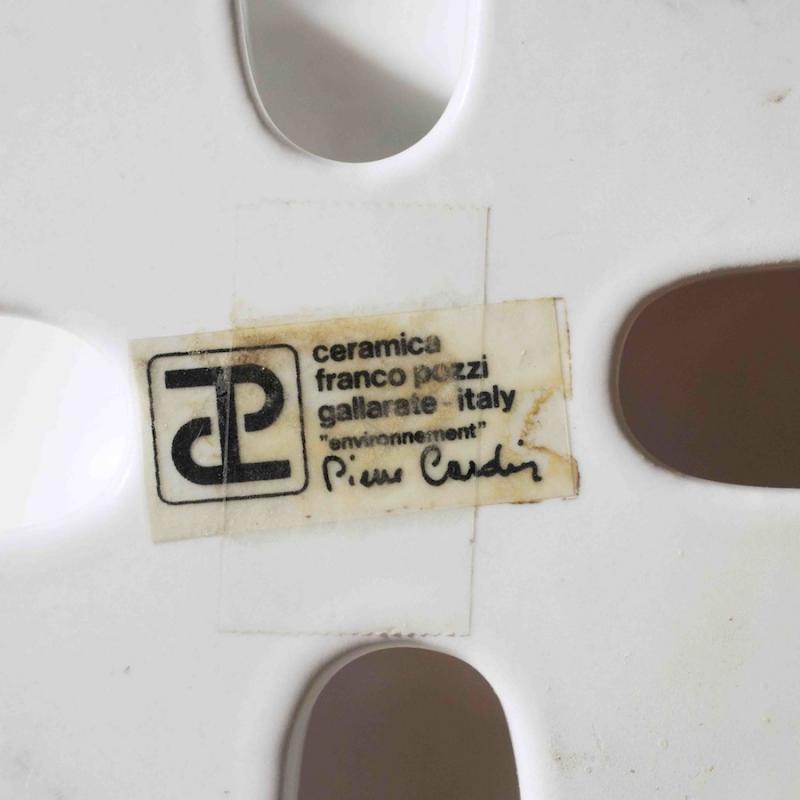 Pierre Cardin - Pierre Cardin Environment Porcelain Bisque Vase, Italy ...