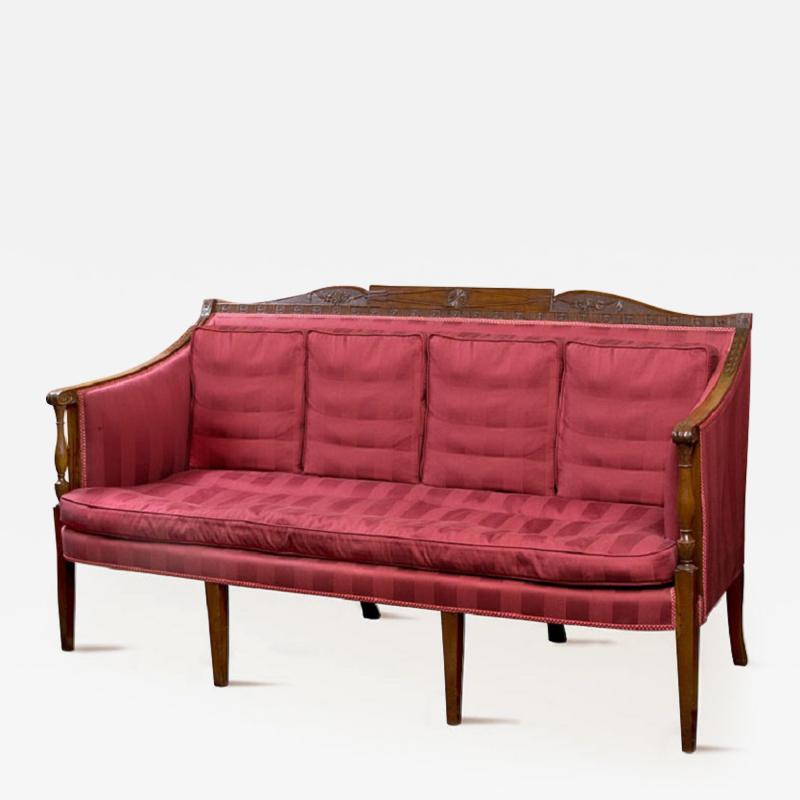Samuel McIntire - IMPORTANT SHERATON SOFA Attributed to Samuel McIntire