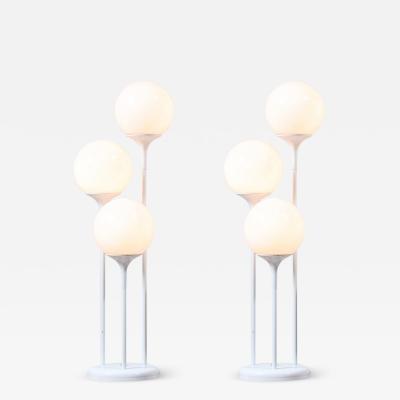 Lightolier - Mid-Century Modern 3-Tier Orb Table Lamps by Lightolier
