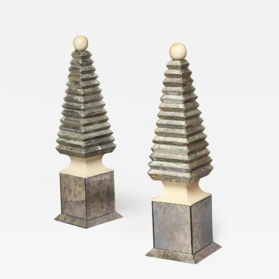 Serge Roche - Pair of Obelisks