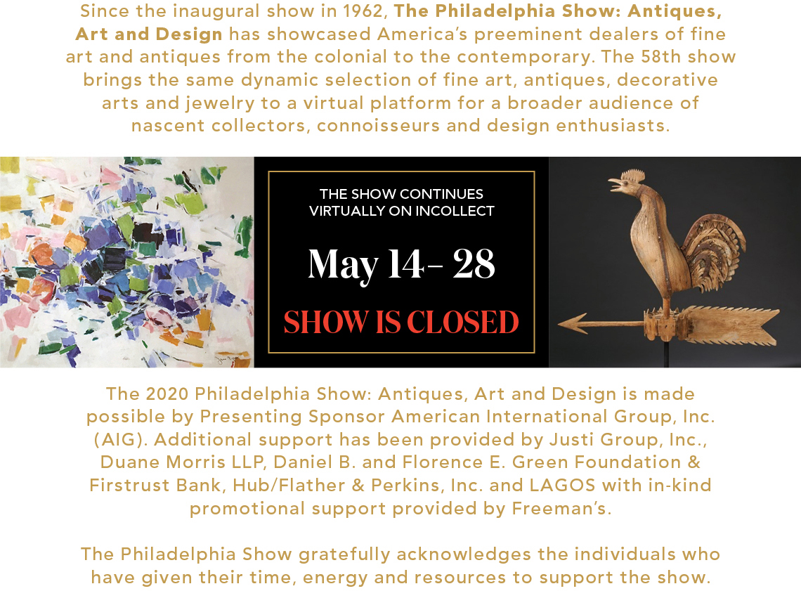The Philadelphia Show 2020 – Antiques Art Design | Incollect