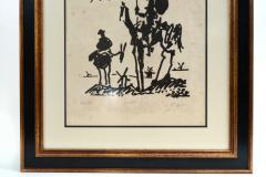 Pablo Picasso - Vintage Signed Lithograph Don Quixote Of Pablo Picasso