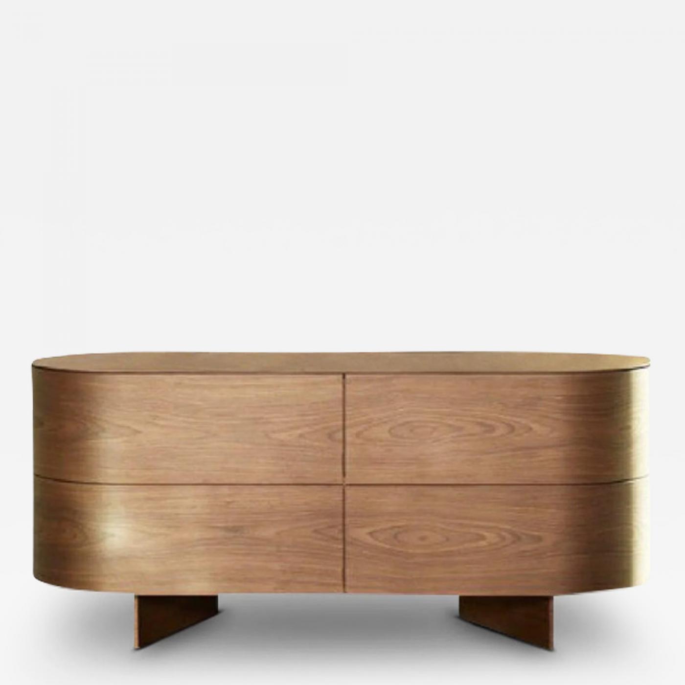 Cassina - PATRICIA URQUIOLA RONDOS 4 DRAWERS IN AMERICAN WALNUT