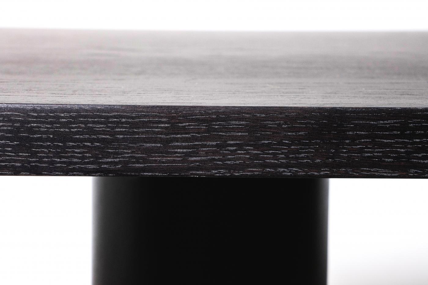 Costantini Design - Ebonized Oak Modern Wood Black Square Dining Table ...