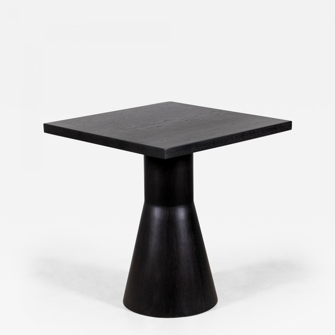 Costantini Design - Ebonized Oak Modern Wood Black Square Dining Table ...