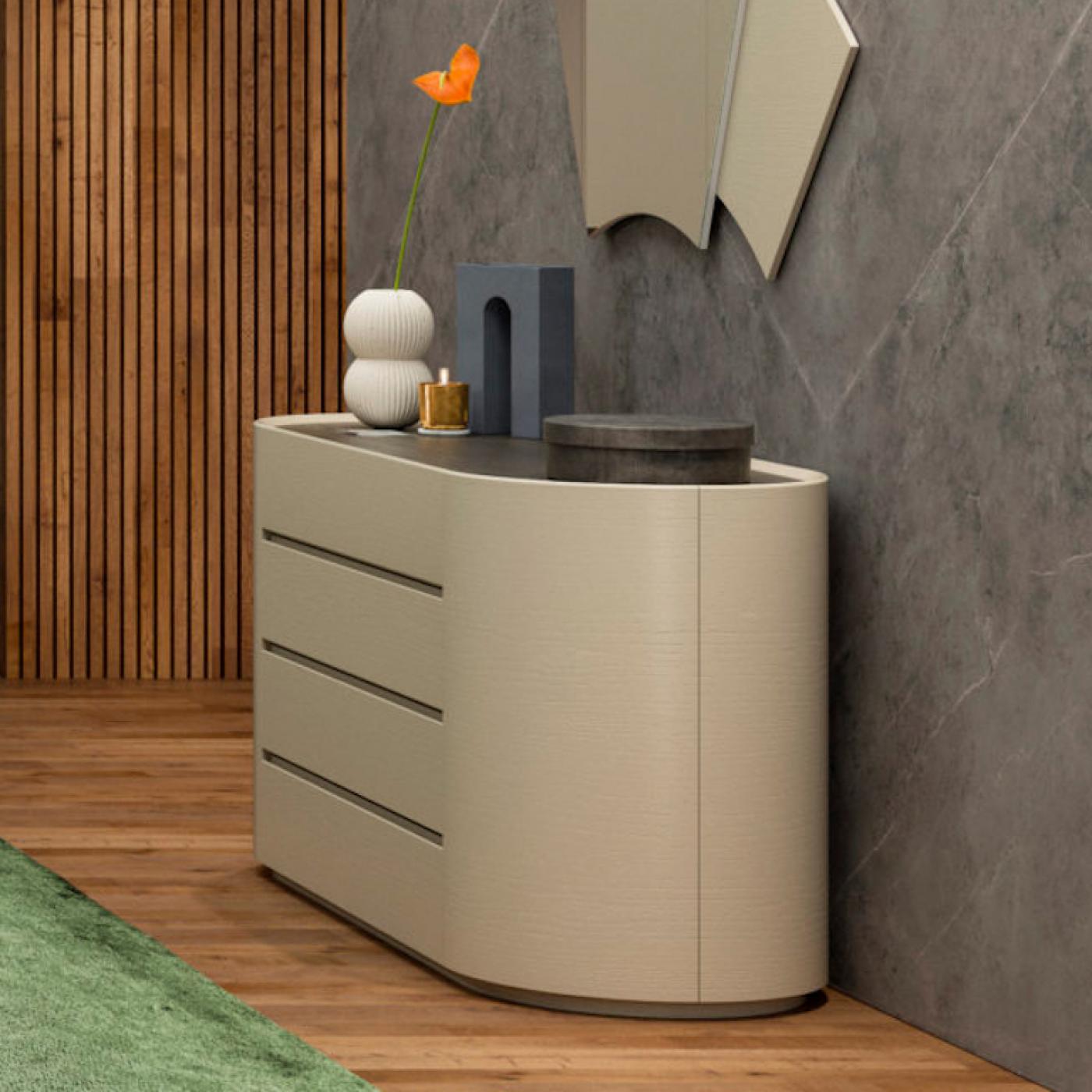 Domus Design - Incanto Chest, Tallboy & Bedside Table