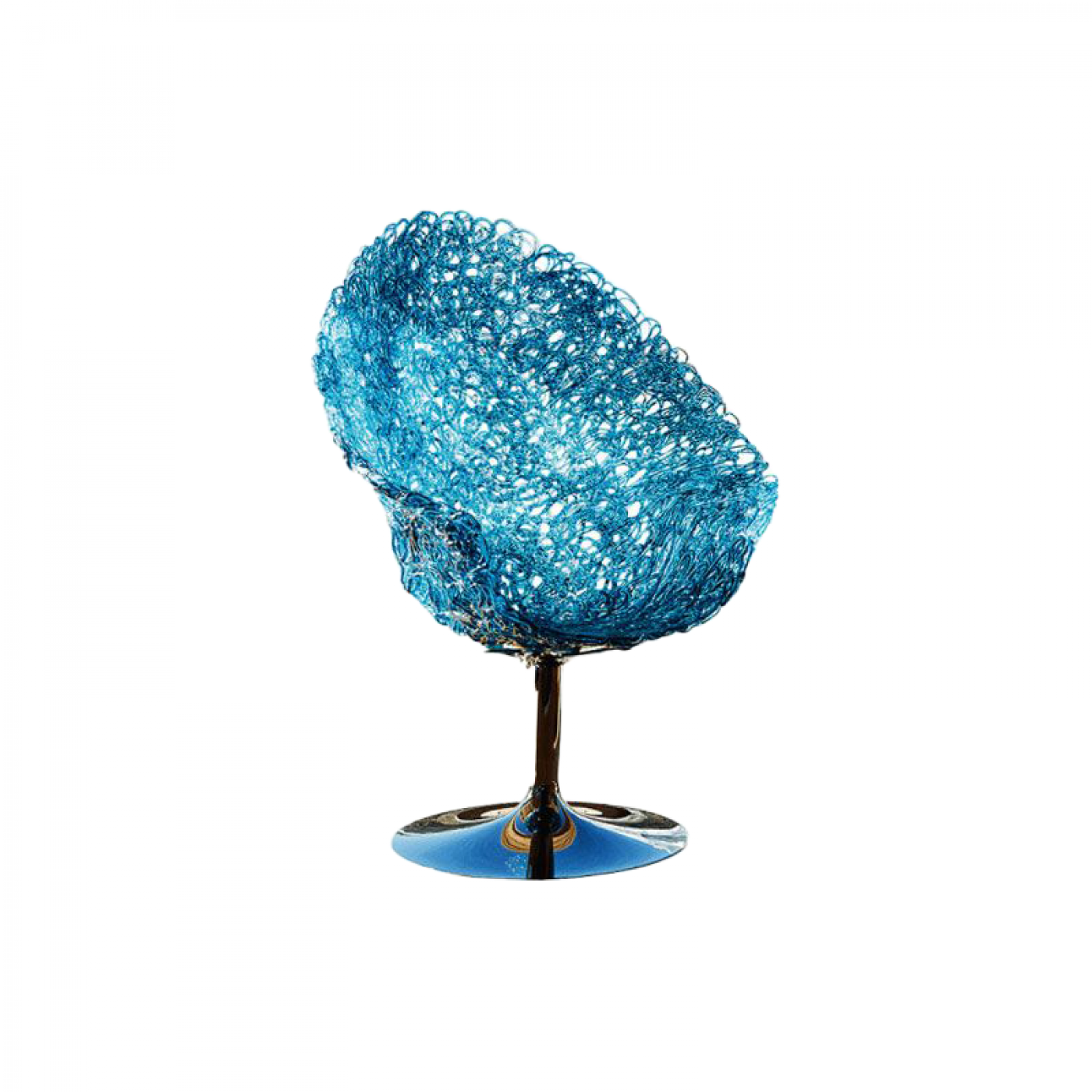 Edra - Edra Margherita Chair in Aquamarine