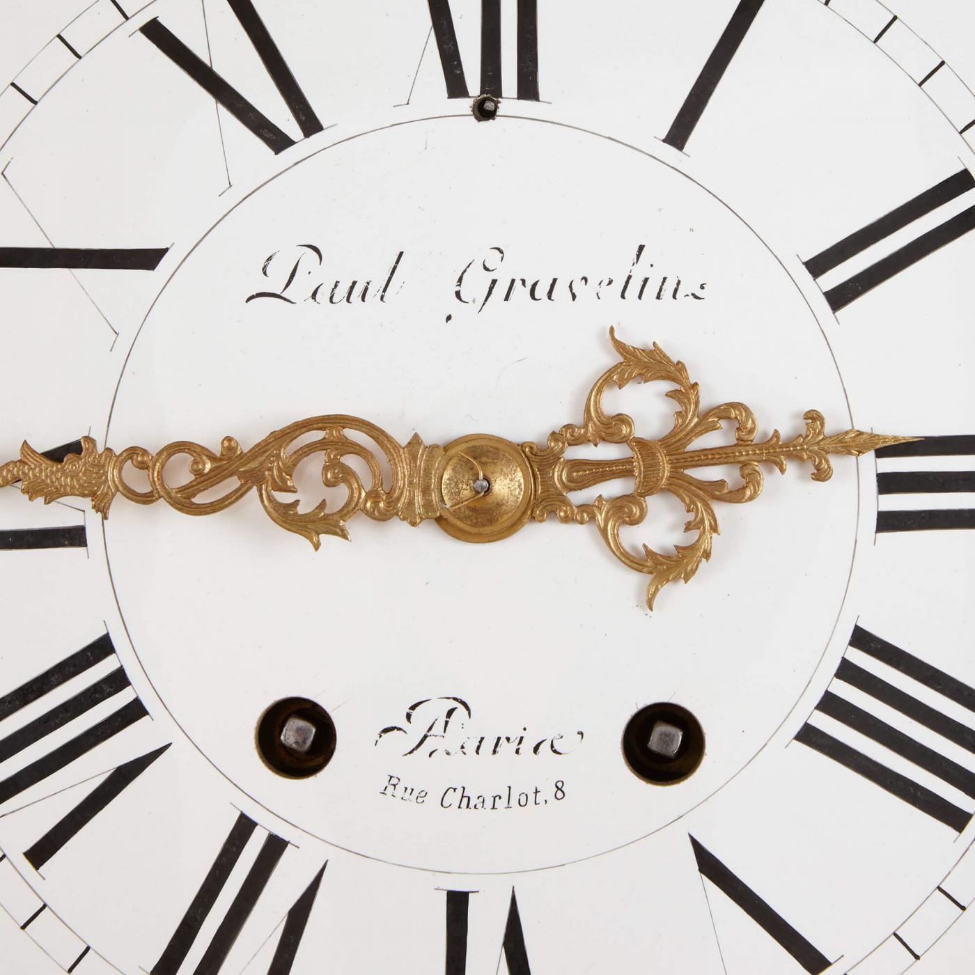 Paul Gravelin & Louis Marti et Cie - Louis XV Rococo style clock and ...