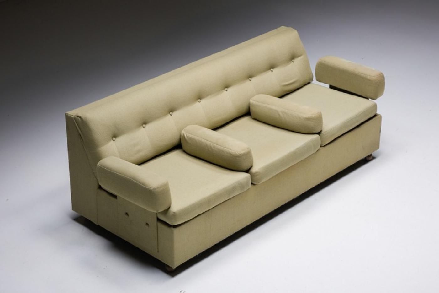 Seng Company - Sofa Daybed in Green Upholstery by Seng Company - 1930's