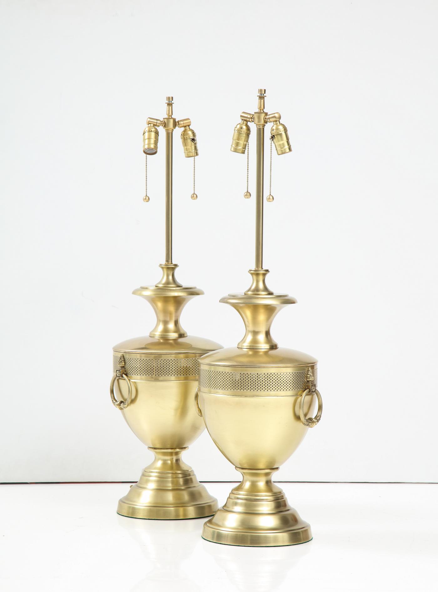Stiffel Lamp Company - Stiffel Satin Brass Lamps