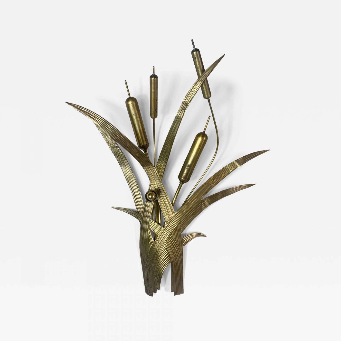 1970's Italian Bulrush Wall Light