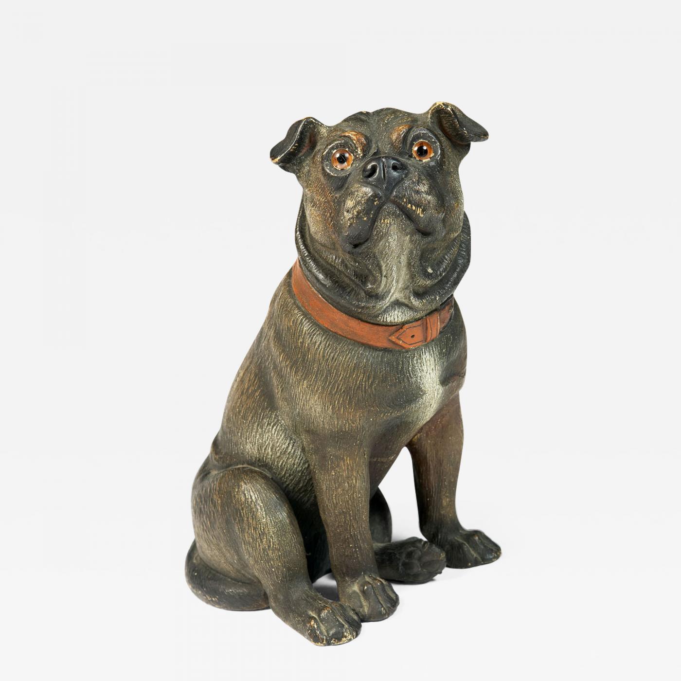 2529 - Ceramic Seated Pug Dog
