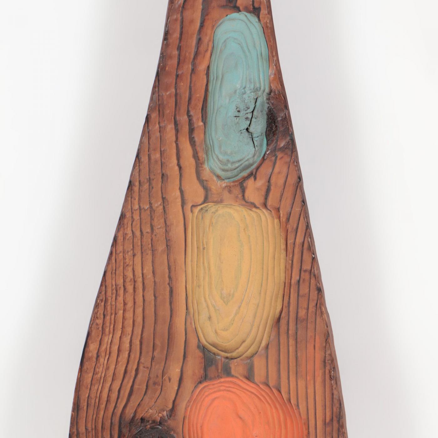 A mid century modern Witco tiki guitar sculpture or candle holder circa ...