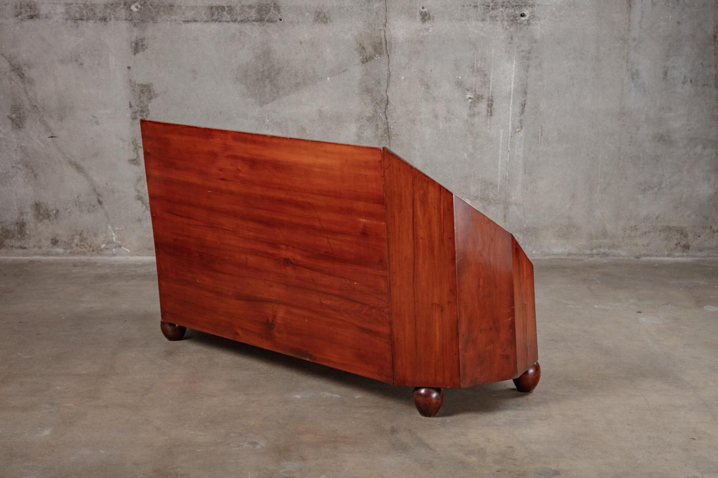 AUSTRIAN CUBIST CHAIRS AND SETTEE