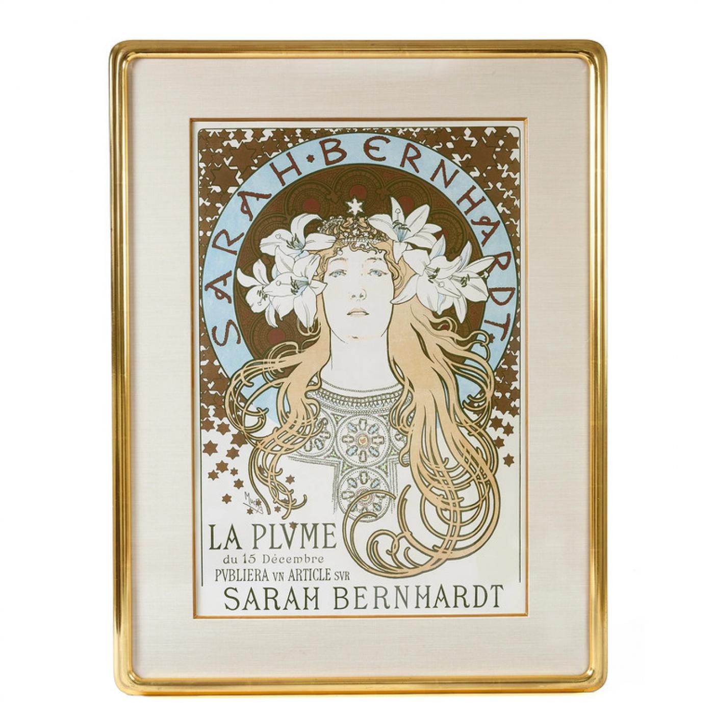 Alphonse Maria Mucha - Alphonse Mucha "En l'honneur de Sarah Bernhardt ...