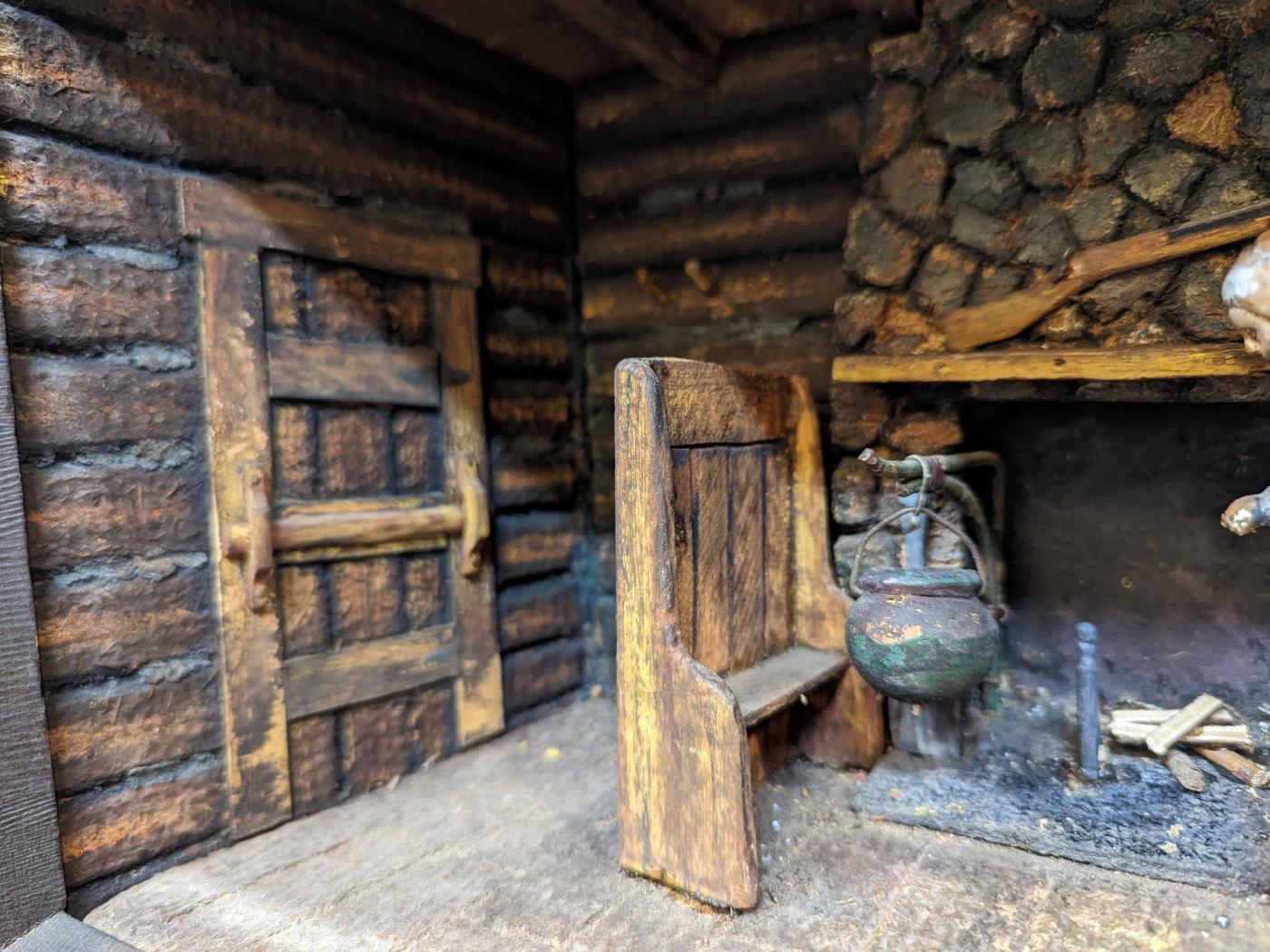 American Colonial Diorama