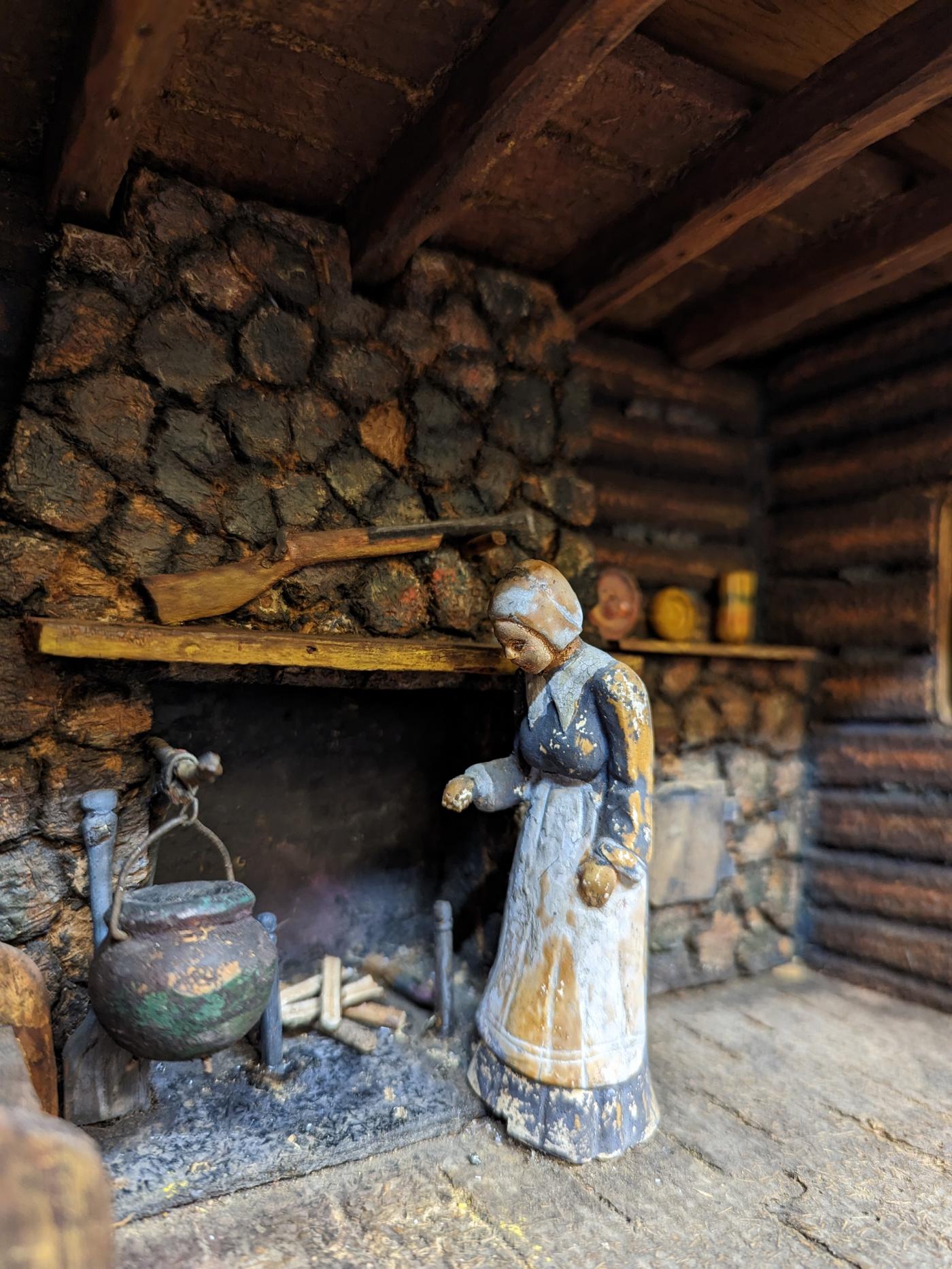 American Colonial Diorama