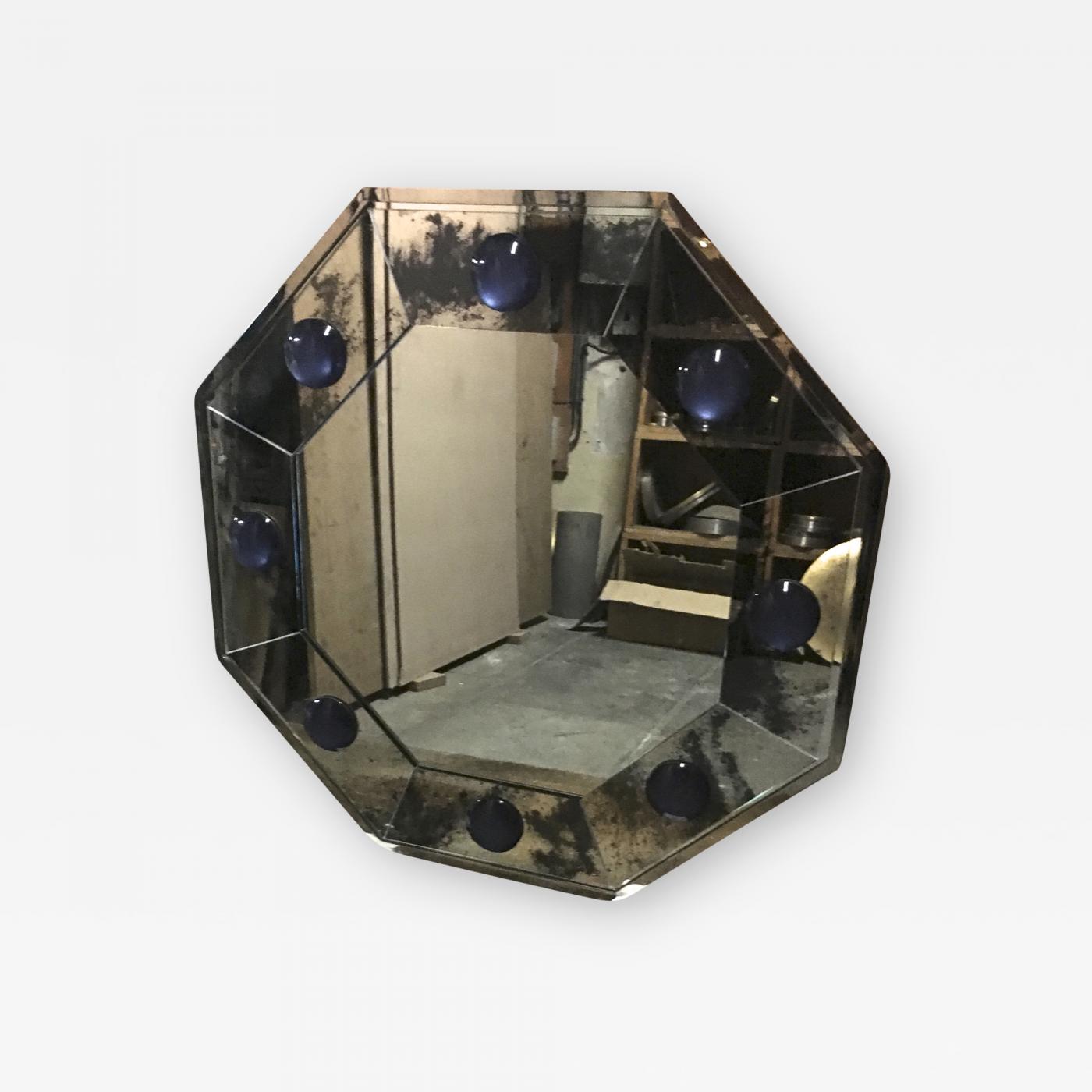 Andre Hayat - Andre Hayat Octagonal black Oxydized Mirror Frame with a ...