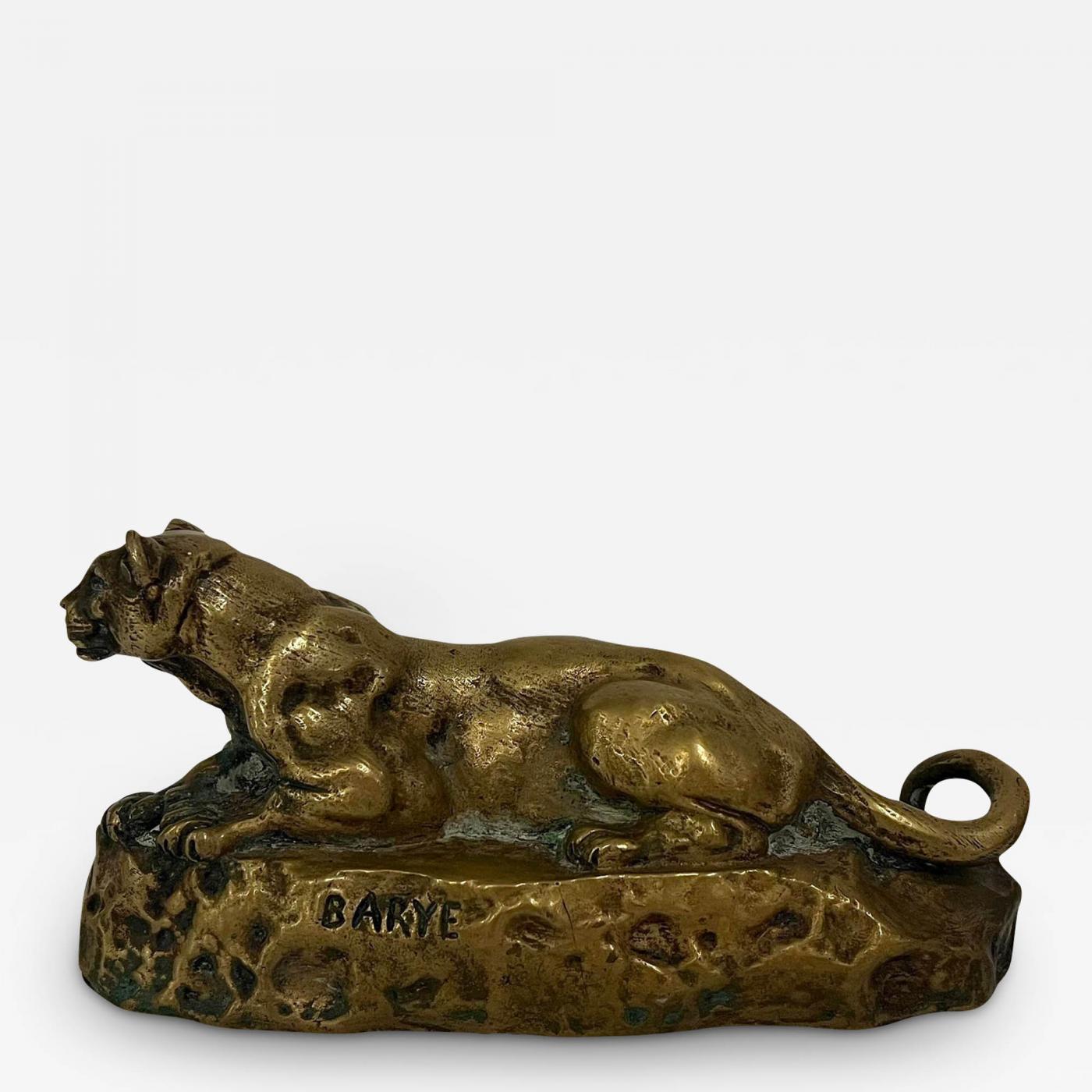 Antoine-Louis Barye - Rare Antique Bayre Bronze Sculpture Lost Wax ...
