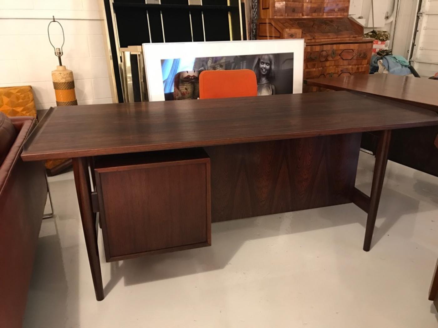 Arne Vodder - Arne Vodder desk executive rosewood desk