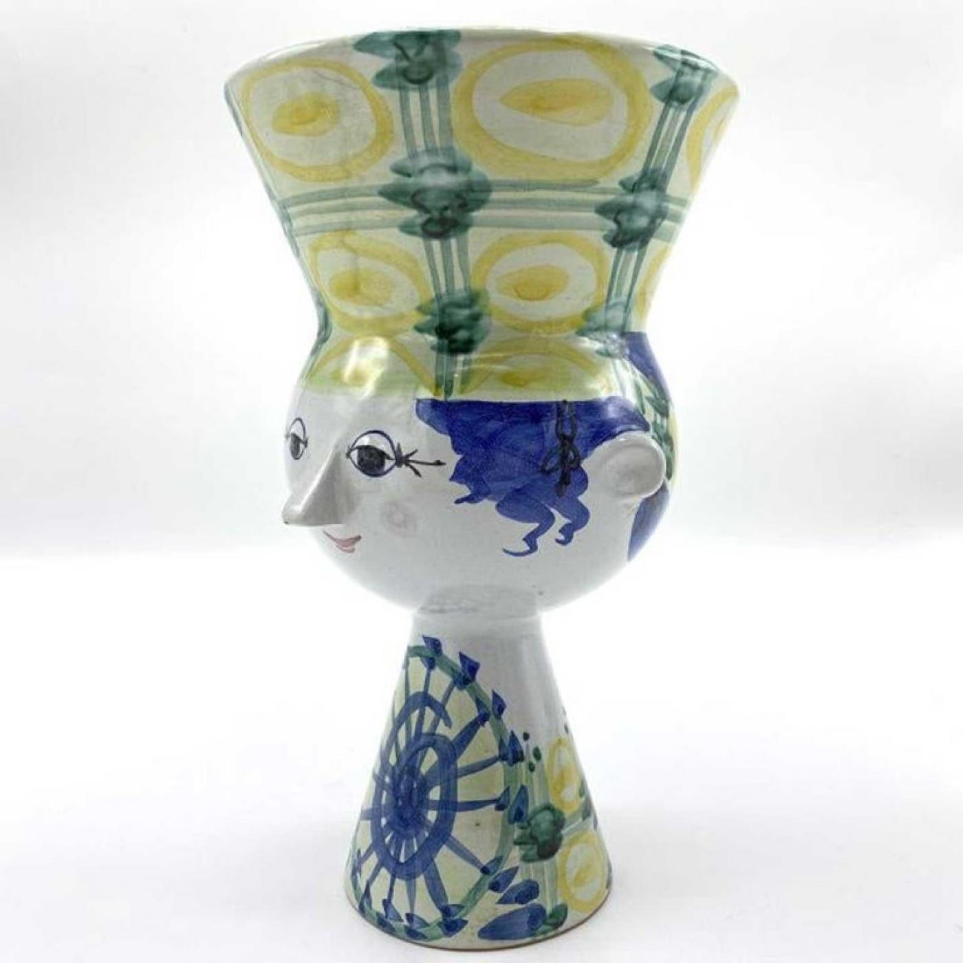 Bjorn Wiinblad (Bjørn Wiinblad) - Bjorn Wiinblad Signed Ceramic Vase, 1972