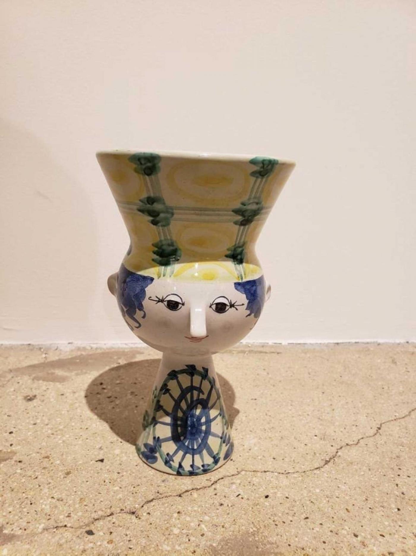 Bjorn Wiinblad (Bjørn Wiinblad) - Bjorn Wiinblad Signed Ceramic Vase, 1972