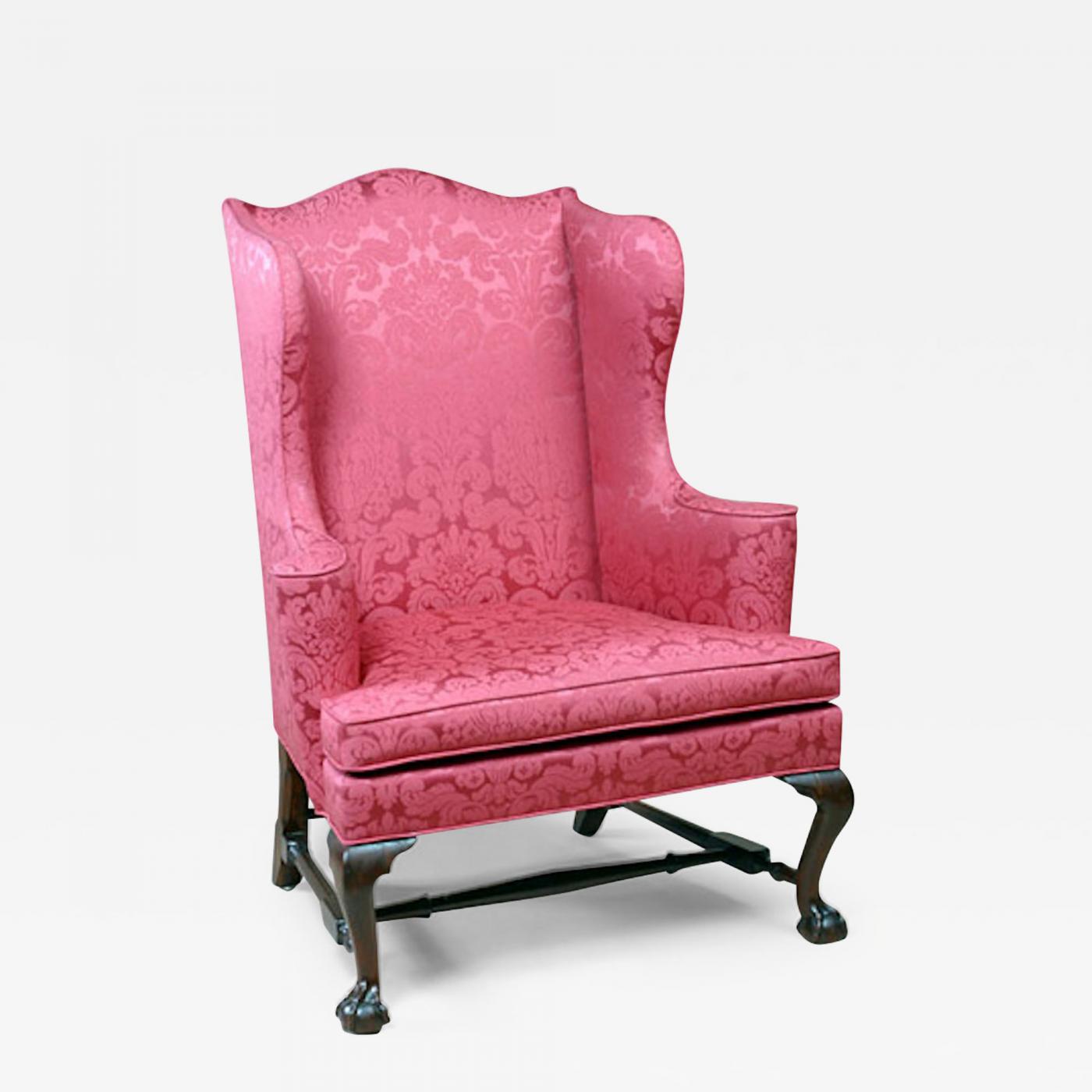 CHIPPENDALE WING CHAIR