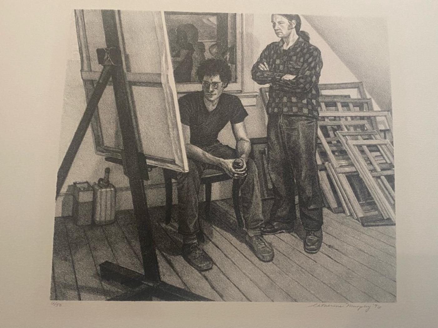 Catherine Murphy - ARTIST STUDIO LITHOGRAPH BY CATHERINE MURPHY