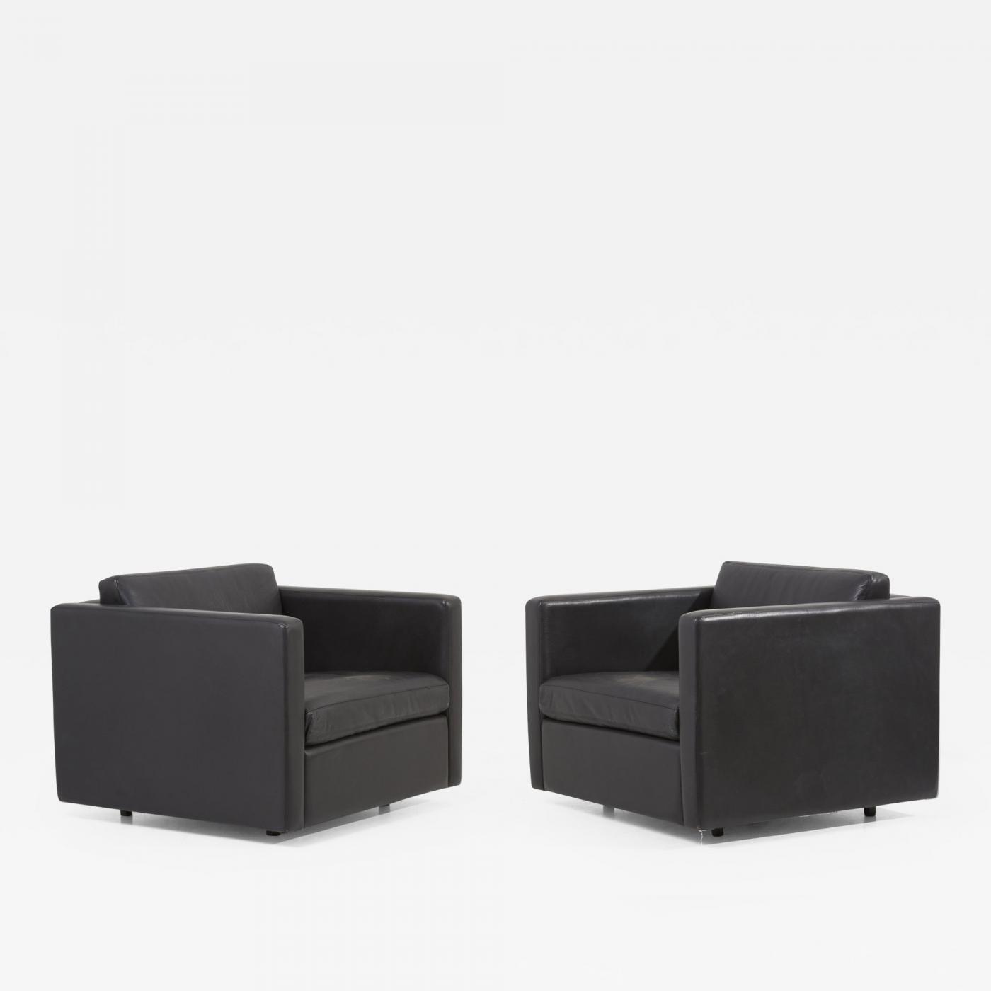 Charles Pfister - Set of 2 Charles Pfister Lounge Chairs for Knoll, USA ...