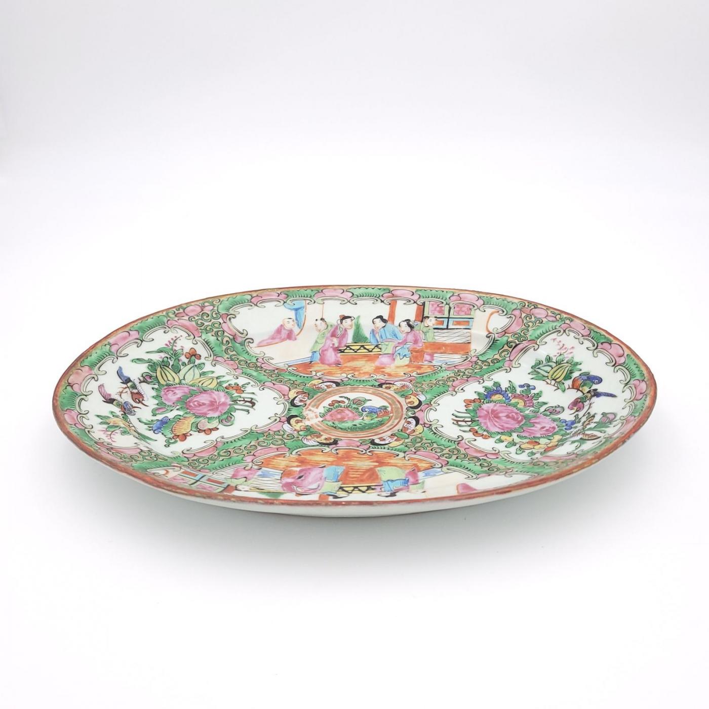 Chinese Export Rose Medallion Platter, China circa 1880