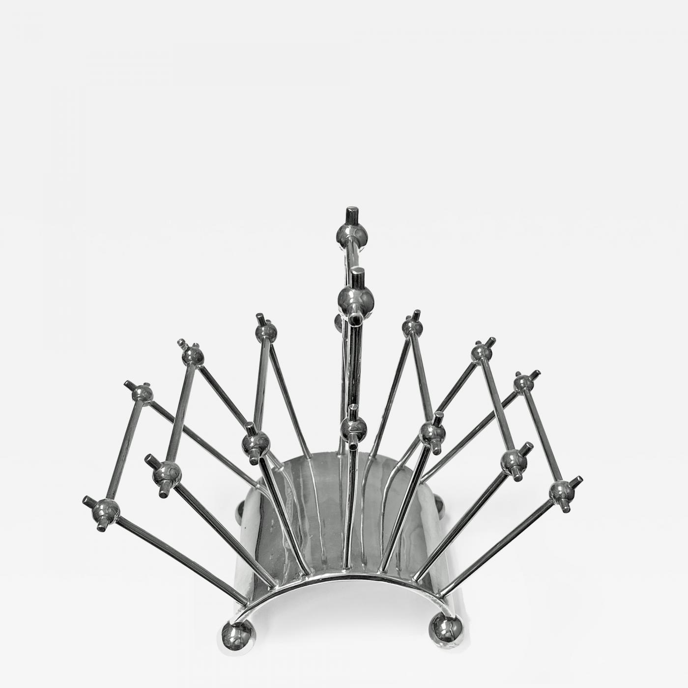 Christopher Dresser design Toast or Letter Rack, C.1890 by John Wigfall