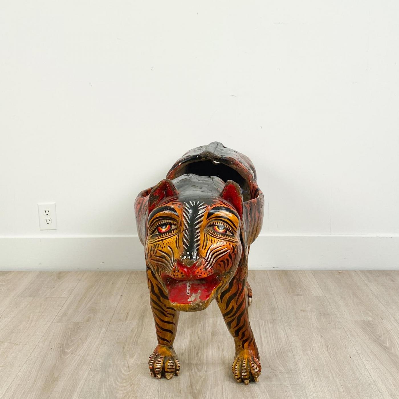 Circa 1900 Rare Mexican Tiger Dance / Costume