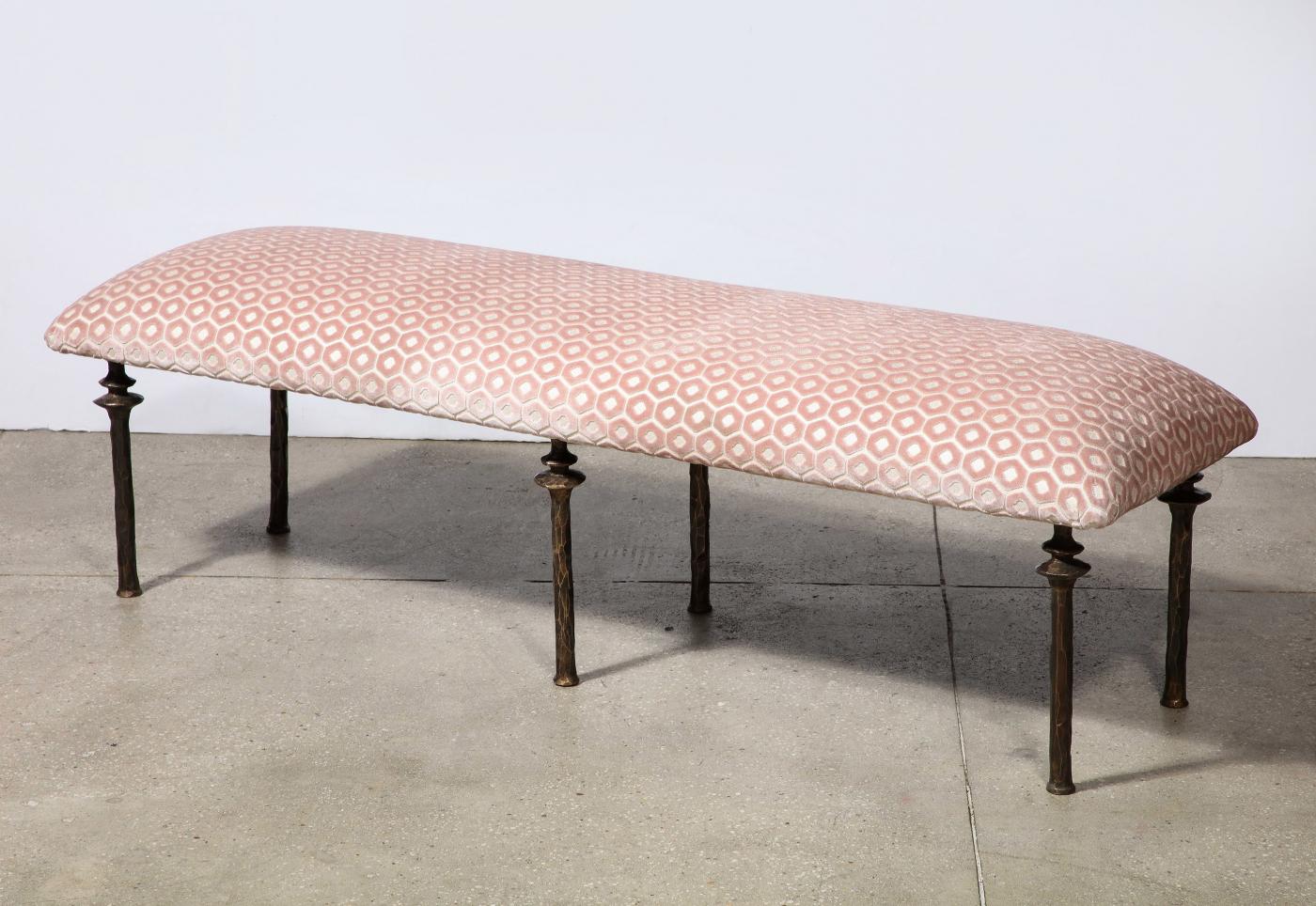 Contemporary Bronze Bench