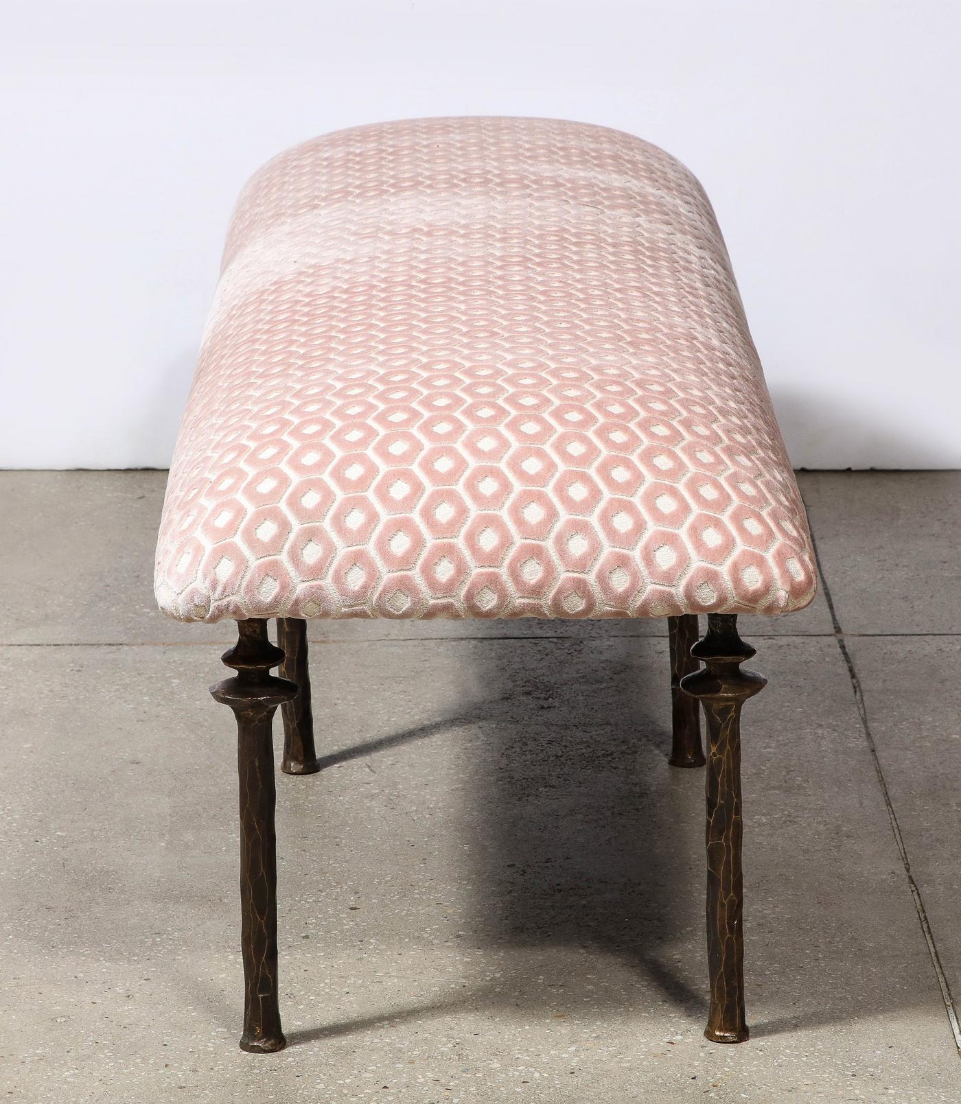 Contemporary Bronze Bench