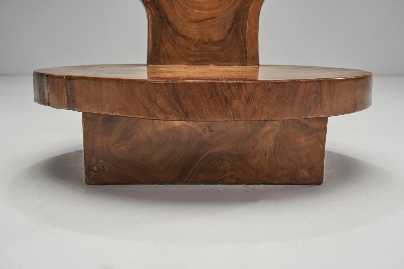 Contemporary Solid Wood Low Chairs, Asia 21st century