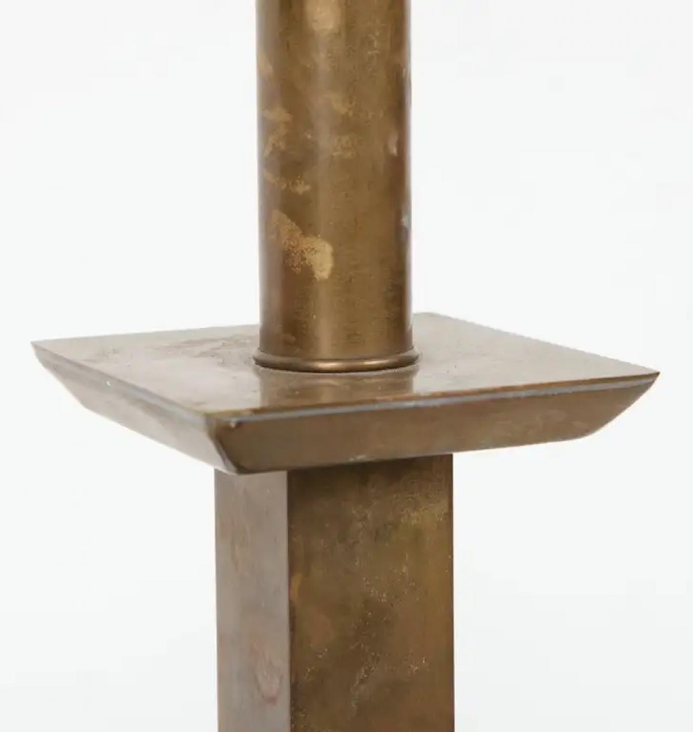 Donald Deskey - Donald Deskey Style Bronze Lamps