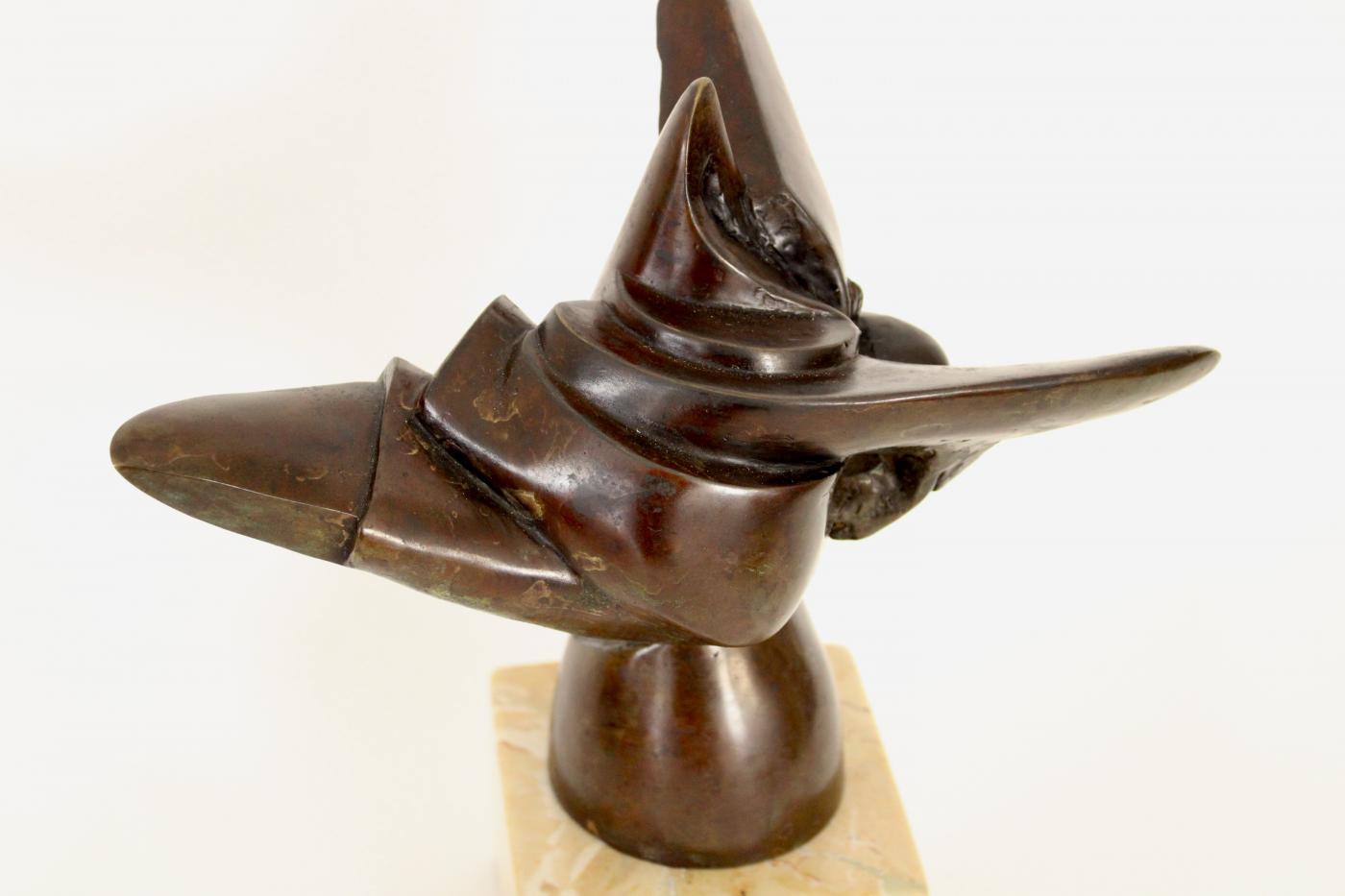 Eladio Gonzalez Sculpture Bronze Cuba Signed P#3 1989