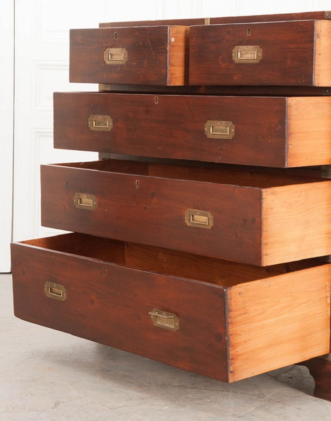 English 19th Century Military Campaign Chest