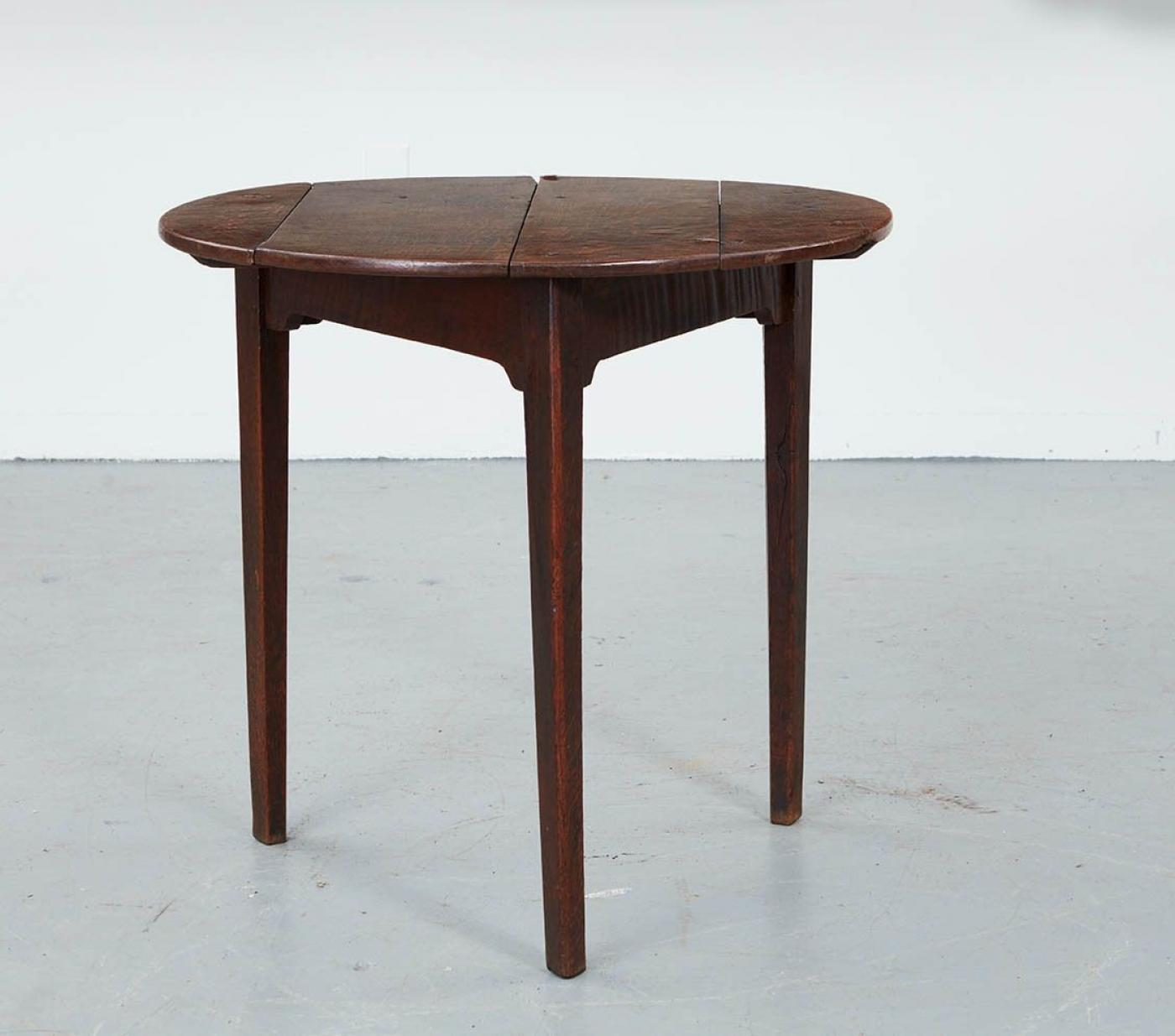 English Oak Cricket Table