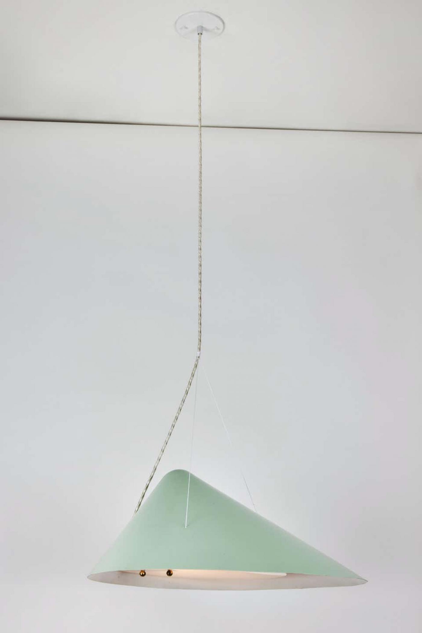 Ettore Sottsass - 1950s Italian Suspension Lamp Attributed to Ettore ...