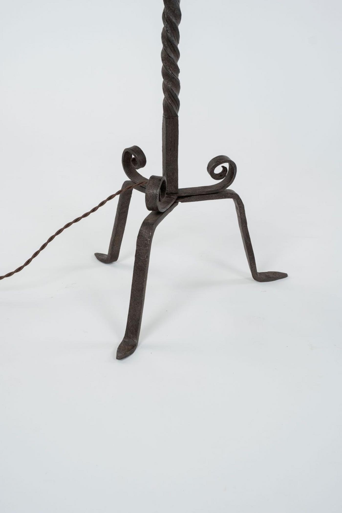 Forged Iron Floor Lamp