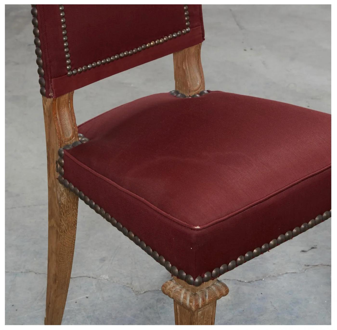 French Baroque-Style Dining Chairs, Set of 8