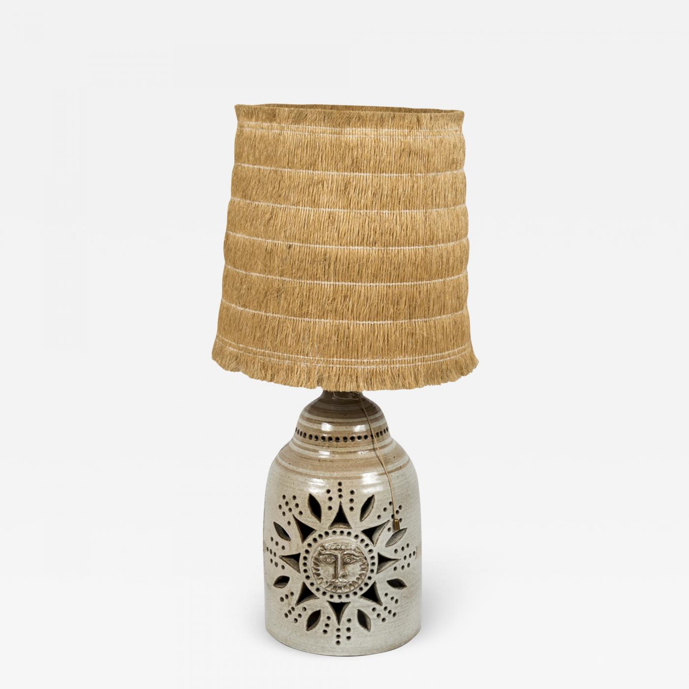Georges Pelletier - 1970's ceramic lamp attributed To Georges Pelletier