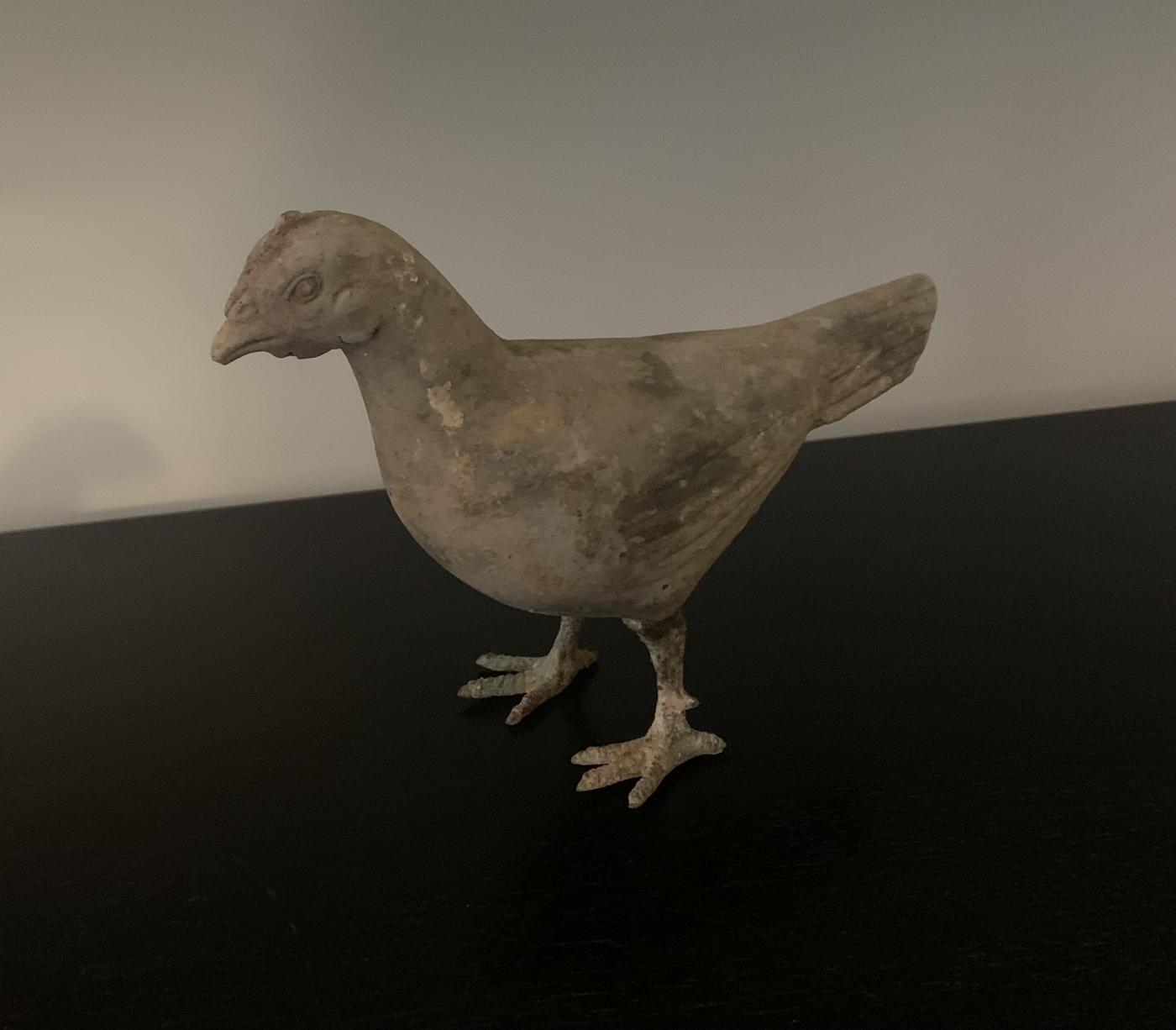 Group of six Han Dynasty Chickens